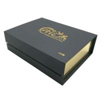 China Black Magnetic Custom Boxes For Wigs for sale