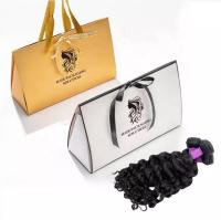 China Handbag Shape Packaging Boxes For Wigs Luxury glossy lamination for sale