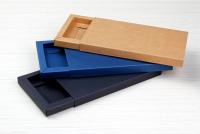 China Slidable Small Kraft Paper Boxes For IPhone Android Mobile Phone Case for sale