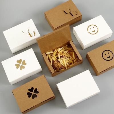 Cina Contenitore d'imballaggio biodegradabile di carta kraft per lo spuntino dell'hamburger delle fritture in vendita