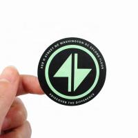 China Gold Foil Logo Round Roll Labels for sale