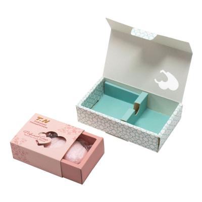 Cina Scatola di stampa su ordinazione di Logo Matt Paper Slide Open Drawer per sapone fatto a mano in vendita