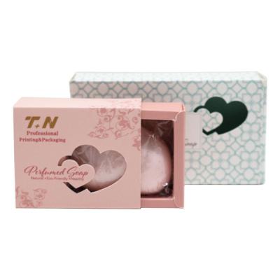 China Caixa imprimindo feita sob encomenda de Logo Matt Paper Slide Open Drawer para o sabão feito a mão à venda
