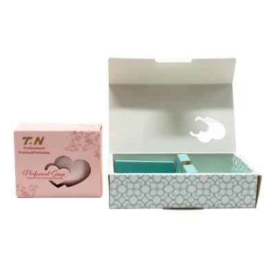 China Caixa imprimindo feita sob encomenda de Logo Matt Paper Slide Open Drawer para o sabão feito a mão à venda