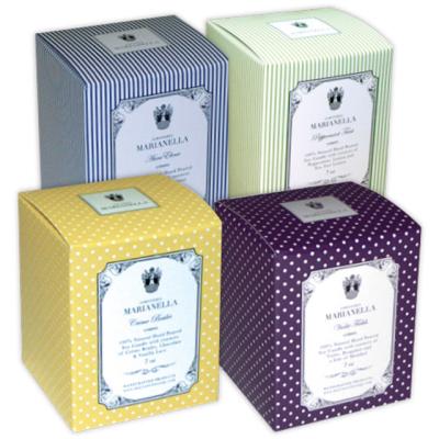 Cina Scatola di cartone pieghevole su ordinazione di stampa a colori di marca privata per la candela in vendita