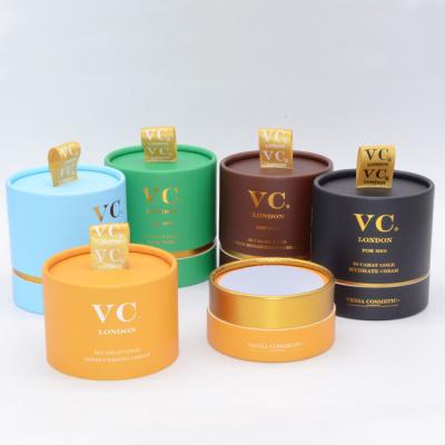 Cina Base della maniglia del panno di Cyliner della scatola e contenitore d'imballaggio di stampa su ordinazione di coperchio per profumo cosmetico in vendita