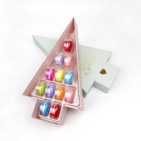 China Custom Arrow Shaped Clothing Packing Boxes For 12 Macaron Cookie for sale