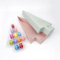 China Custom Arrow Shaped Clothing Packing Boxes For 12 Macaron Cookie for sale
