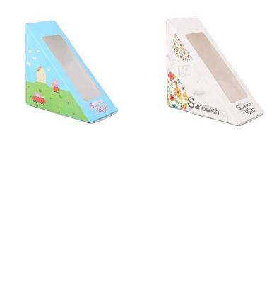 China Food Grade Greaseproof Custom Gift Packaging For Sandwich Pastry Cake for sale