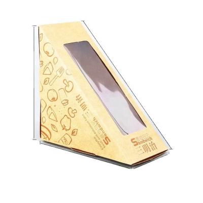 China Food Grade Greaseproof Custom Gift Packaging For Sandwich Pastry Cake for sale