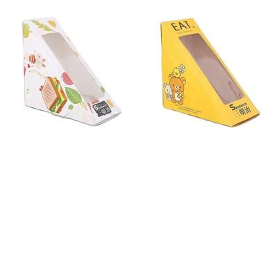 China Food Grade Greaseproof Custom Gift Packaging For Sandwich Pastry Cake for sale
