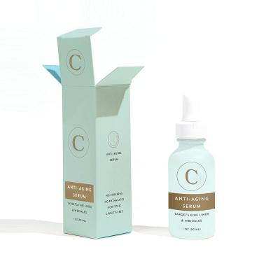 Cina La doppia abitudine laterale ha stampato le scatole cosmetiche per la bottiglia di vetro del contagoccia dell'olio essenziale 30ml in vendita