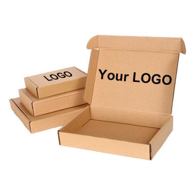 Cina Scatole di spedizione riciclate di carta su ordinazione di Logo Printing Packaging Box Kraft in vendita