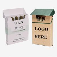China Pre Roll Paper Cigarette Boxes Child Resistant With UV Coating for sale