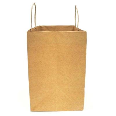 Cina La borsa riciclabile Kraft di carta kraft pranza borse le maniglie torte in vendita