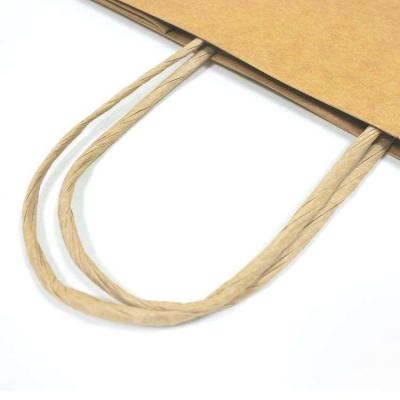 Cina La borsa riciclabile Kraft di carta kraft pranza borse le maniglie torte in vendita