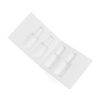 China Biodegradable Luxury Cosmetics Set Paper Molded Pulp Tray Packaging Insert for sale