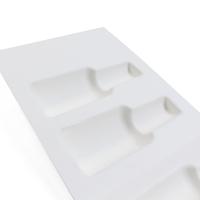 China Biodegradable Luxury Cosmetics Set Paper Molded Pulp Tray Packaging Insert for sale