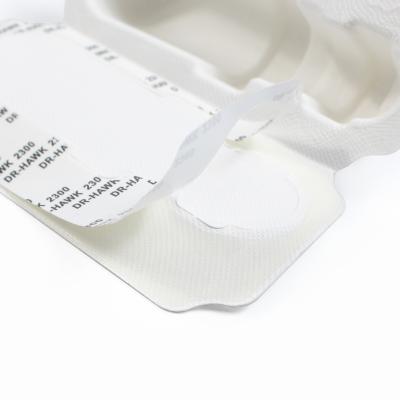 Κίνα Biodegradable Luxury Cosmetics Paper Molded Pulp Tray Packaging Box With Glue Lid προς πώληση