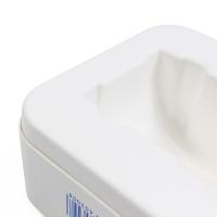 China Face Cream Paper White Molded Pulp Tray Integrated Packaging Insert And Box for sale