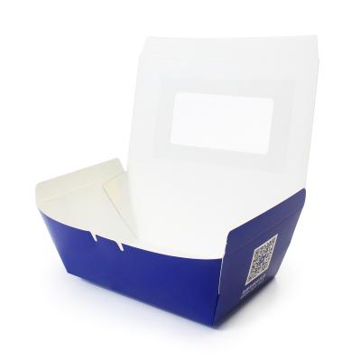 Cina Disposable Fast Food Packaging Recyclable Rectangle For Salad Fruit Lunch Takeaway in vendita
