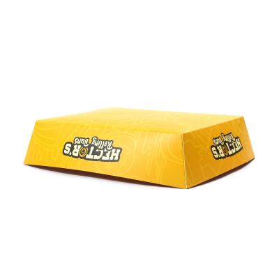 Cina CMYK or Panton Printing Kraft Paper Food Tray for Snacks and Cakes in vendita