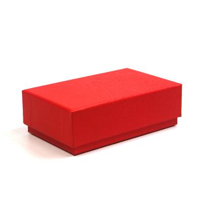 Cina Carta speciale in rilievo Logo stampa rossa Capo di spedizione e scatola regalo base con vassoio Eva in vendita