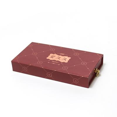 Cina CMYK o Panton stampa colore cartone ondulato cassetto magnetico per vino rosso matrimonio in vendita