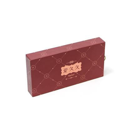 Cina CMYK o Panton stampa colore cartone ondulato cassetto magnetico per vino rosso matrimonio in vendita