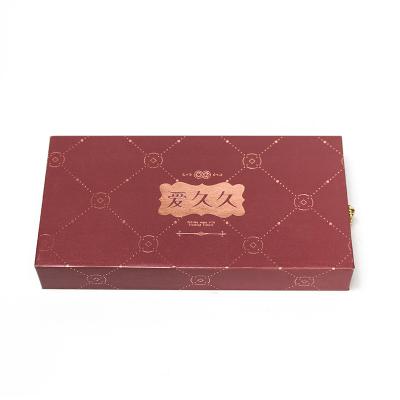 Cina CMYK o Panton stampa colore cartone ondulato cassetto magnetico per vino rosso matrimonio in vendita