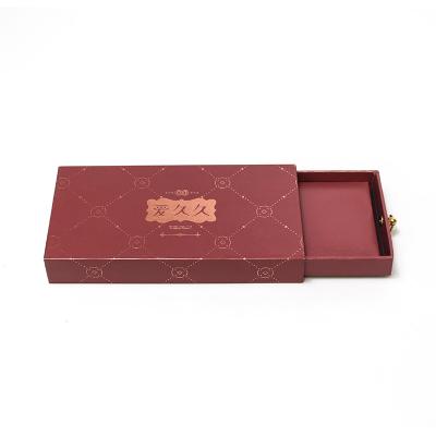 Cina CMYK o Panton stampa colore cartone ondulato cassetto magnetico per vino rosso matrimonio in vendita