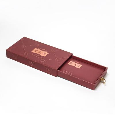 Cina CMYK o Panton stampa colore cartone ondulato cassetto magnetico per vino rosso matrimonio in vendita