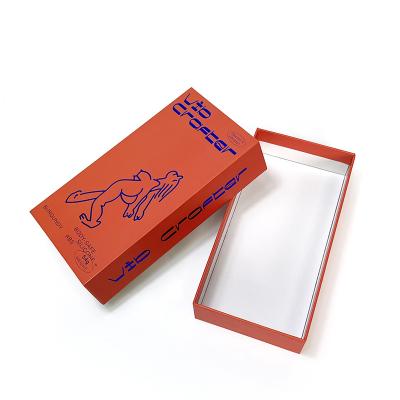 Cina Luxury Orange Body Lotion Printing Packaging Box Capo e base in cartone ondulato Scatola regalo in vendita