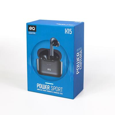 Cina Capo auricolare bluetooth e cassa scatola regalo vino blu rivestimento UV cartone ondulato in vendita