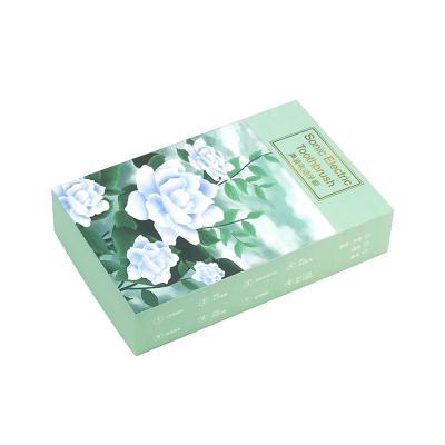 Cina Spazzolino da denti elettrico Coperchio di carta di cartone e scatola di base Verniciatura modello di fiori personalizzato in vendita
