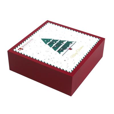 Cina Set regalo di Natale eco-friendly Confezione in cartone Coperchio e scatola regalo base in vendita
