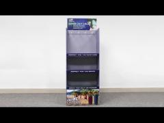 Custom Design Cardboard Display Racks Advertising Promotion Paper Floor Standing Display Stand Shelf
