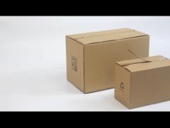 Custom Logo Brown Kraft Paper Corrugated Folding Zipper Products Packaging Shipping Mailer Box
