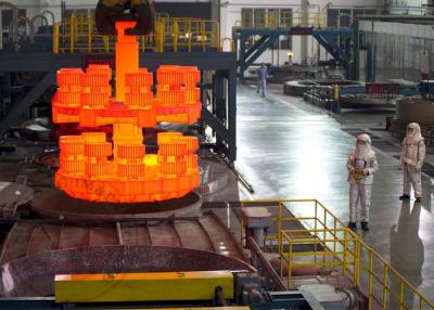 Cina Colata su ordinazione di pezzo fucinato dell'anello dell'ingranaggio della ruota motrice, diametro 8000mm in vendita