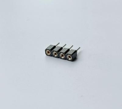 China Terastor Round hole socket/Female Header 2.54mm 1*4P Te koop