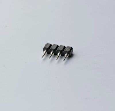 Cina Terastor Round hole socket/Female Header 2.54mm 1*4P in vendita