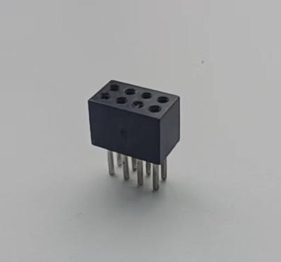 China Terastor Round hole socket/Female Header 1.27mm 2*4P Reverse insertion Te koop