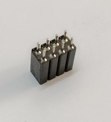 China Terastor Round hole socket/Female Header 2.54mm 2*4P Te koop