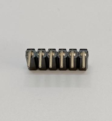 China Terastor Round hole socket/Female Header 2.54mm 1*6P ninety degrees Te koop