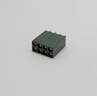 Cina passo femminile 8 Pin Header Connector dell'angolo retto 2,54 del connettore dell'intestazione di 2x4 Smd in vendita