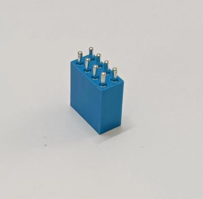 Cina passo femminile 8 Pin Header Connector dell'angolo retto 2,54 del connettore dell'intestazione di 2x4 Smd in vendita