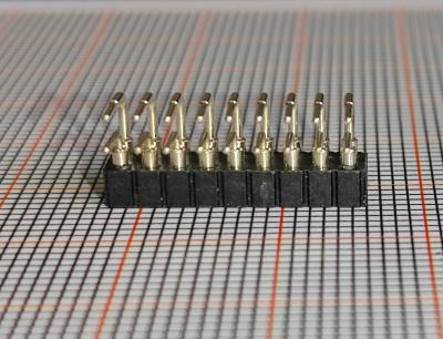 China Terastor Round hole socket/Female Header 2.0mm 2*9P Double bend 90 degrees Te koop