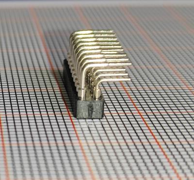 China Terastor Round hole socket/Female Header 2.0mm 2*9P Double bend 90 degrees Te koop