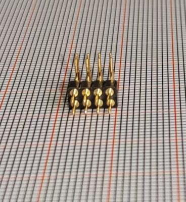 Cina 8 curvatura del foro del giro di Terastor del passo di Pin 2x4 Pin Header 2mm doppia 90 gradi in vendita