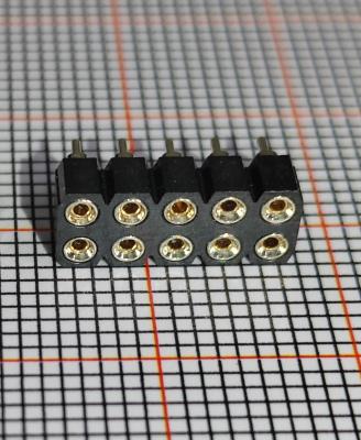 Cina 2x5 5 Pin Female Pin Header un passo da 2,54 millimetri in vendita